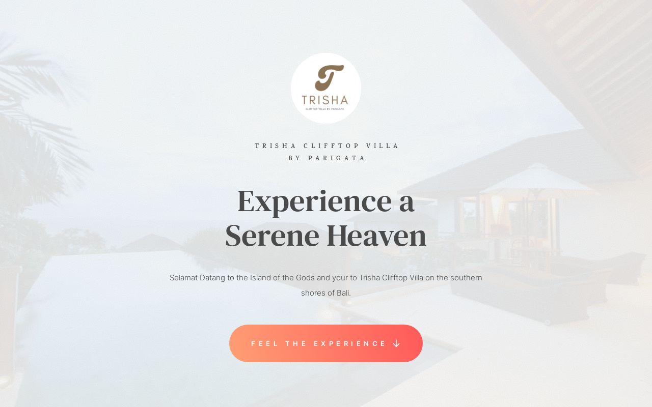 Trisha clifftop villa by parigata